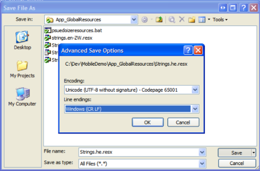 How to convert a text file with a specific Codepage to UTF-8 using Visual Studio .NET - Scott ...